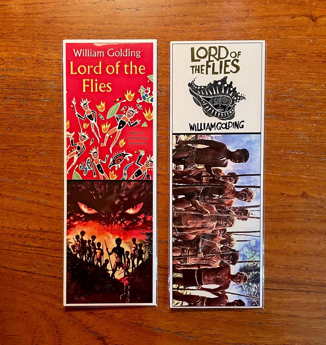 LORD of the FLIES Handmade Bookmarks William Golding Classic Literature ...