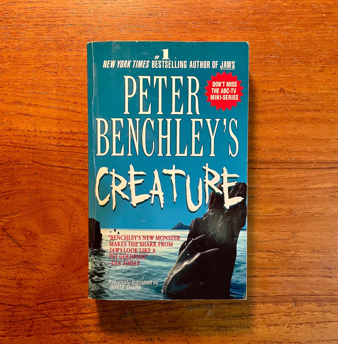 Creature by Peter Benchley 1995 Vintage Paperback Thriller Book - Etsy