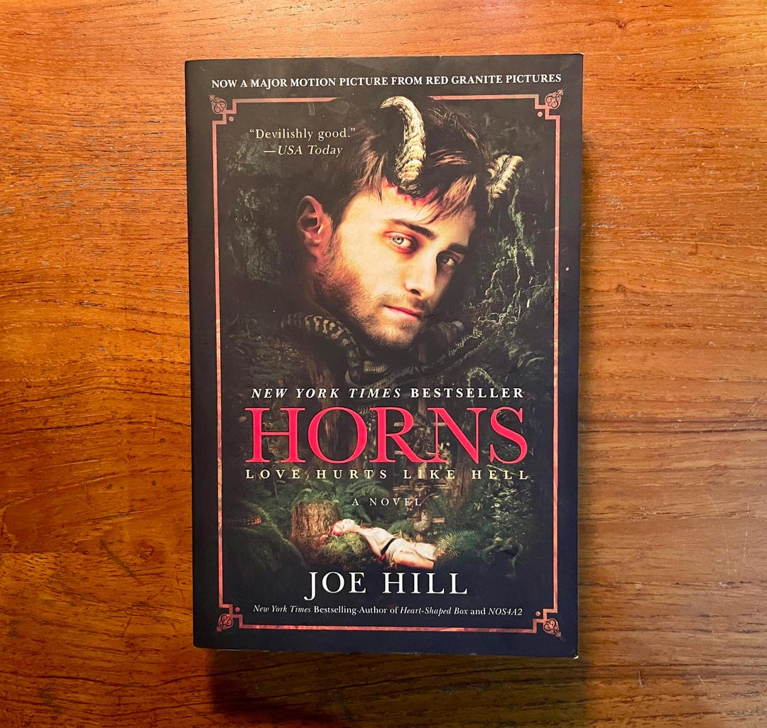 Horns by Joe Hill Movie Tie-in Edition Softcover Book - Etsy