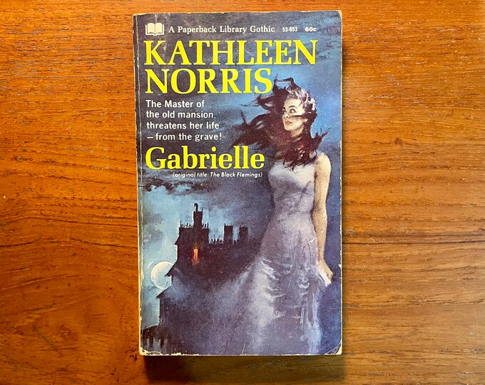 Vintage Gothic Romance Book Gabrielle by Kathleen Norris 1968 Paperback ...