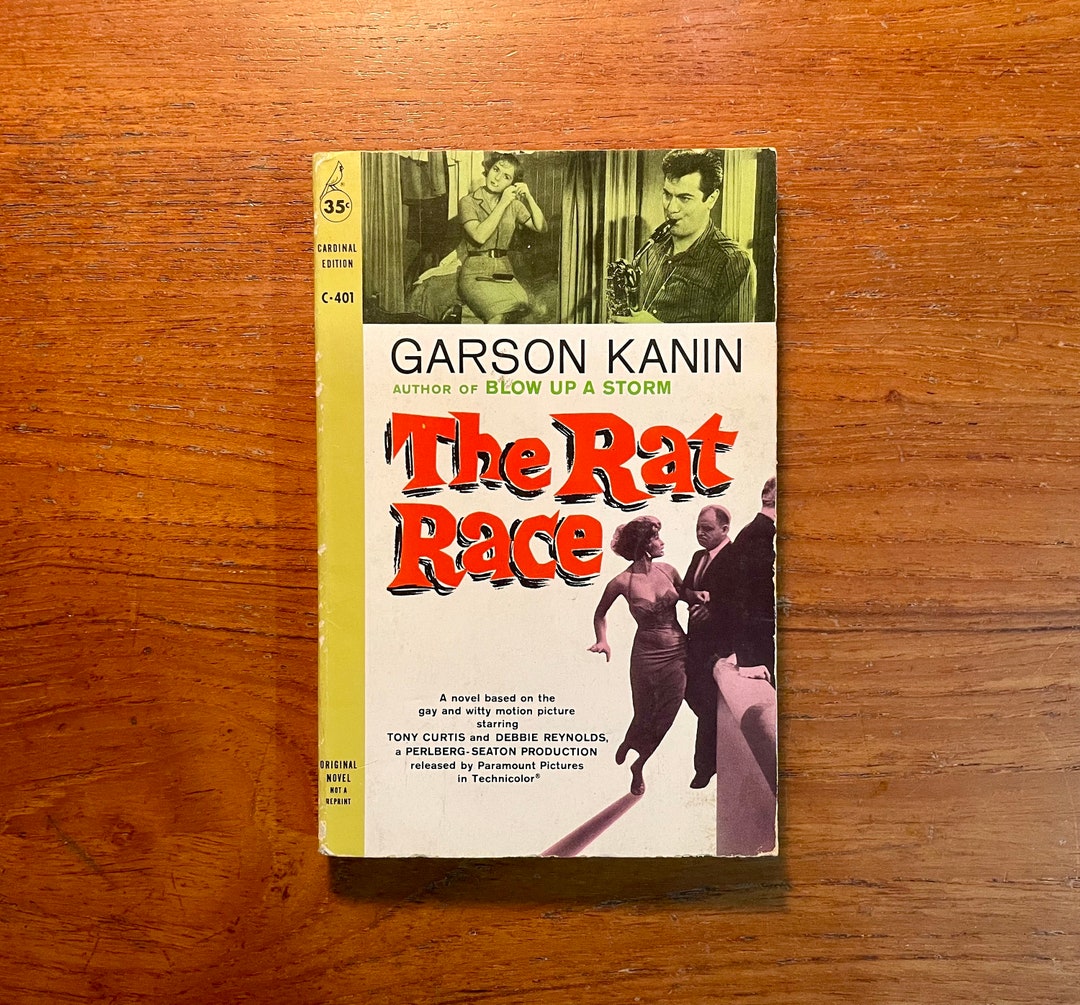 Vintage Pop Culture Book the Rat Race by Garson Kanin 1960 Movie Tie-in ...