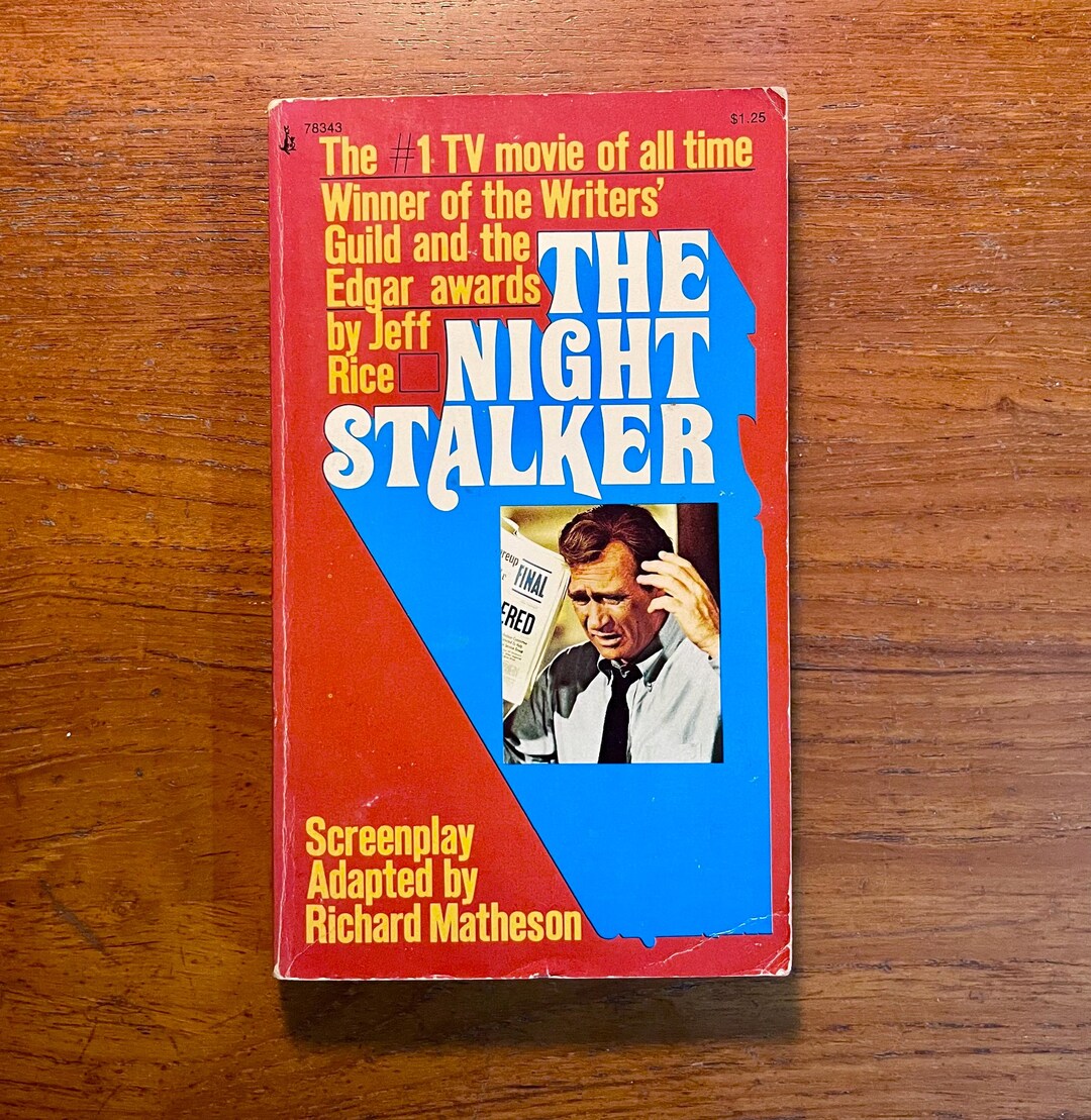 Vintage Thriller Book the Night Stalker Film Novelization 1974 ...