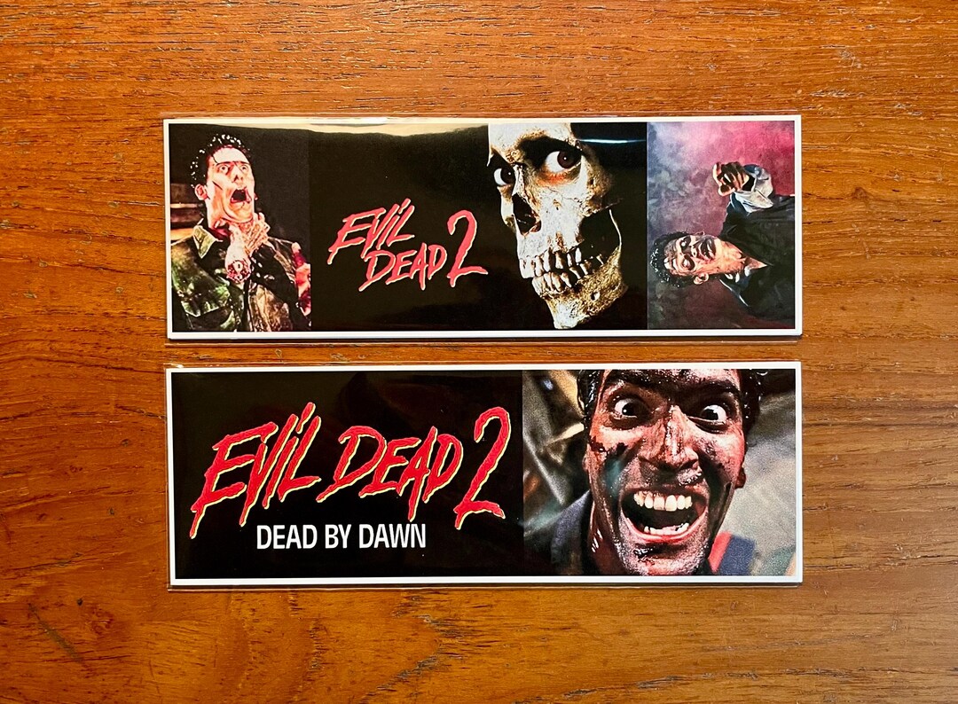 EVIL DEAD II Handmade Bookmarks 1980s Horror Film Cult Classic - Etsy