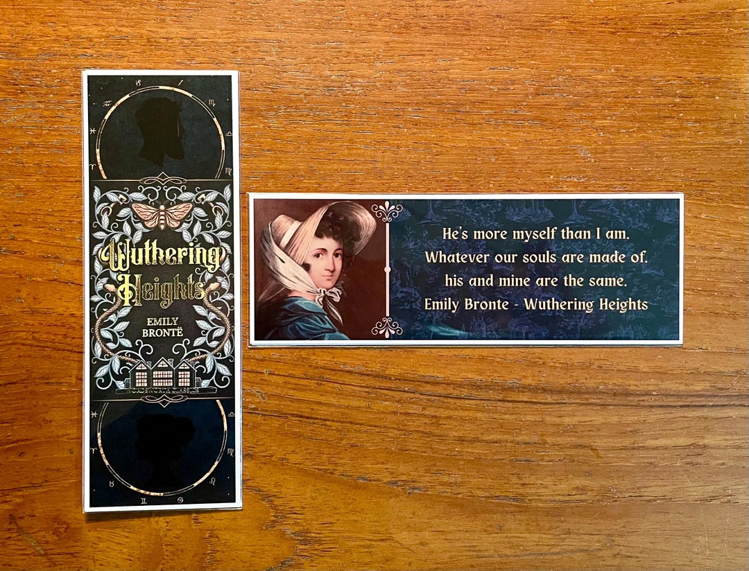 WUTHERING HEIGHTS Handmade Bookmarks Emily Brontë Gothic Romance ...