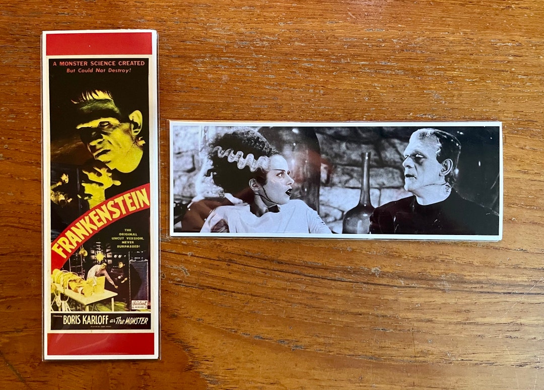 FRANKENSTEIN Handmade Bookmarks Classic Horror Icons Series 1 - Etsy