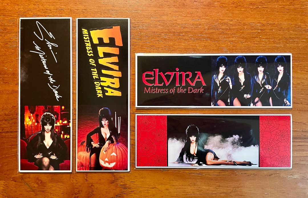 ELVIRA Handmade Bookmarks Cult Icon Mistress of the Dark - Etsy