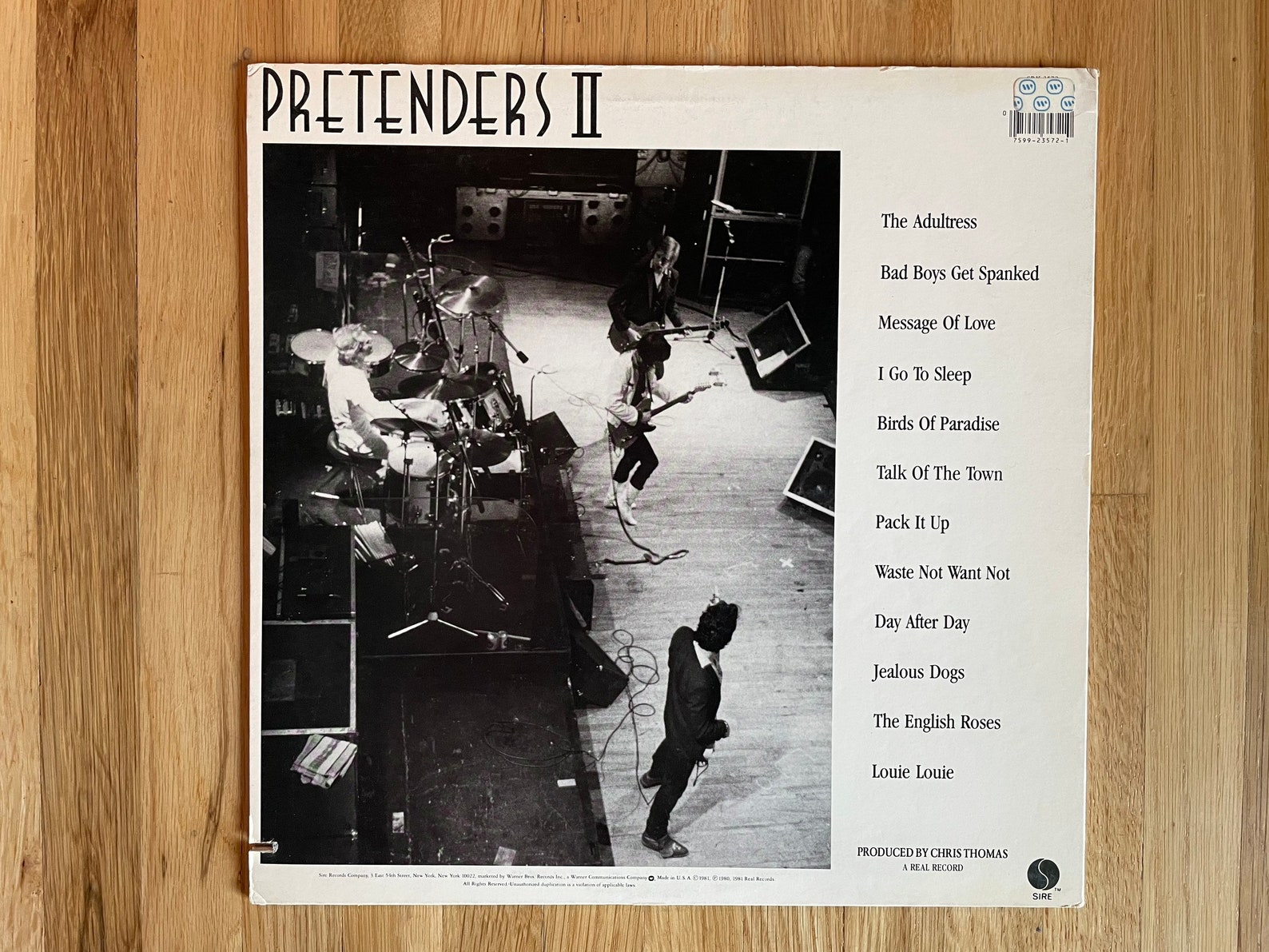 The Pretenders II LP 1981 Rock Guitar Chrissie Hynde Vinyl - Etsy