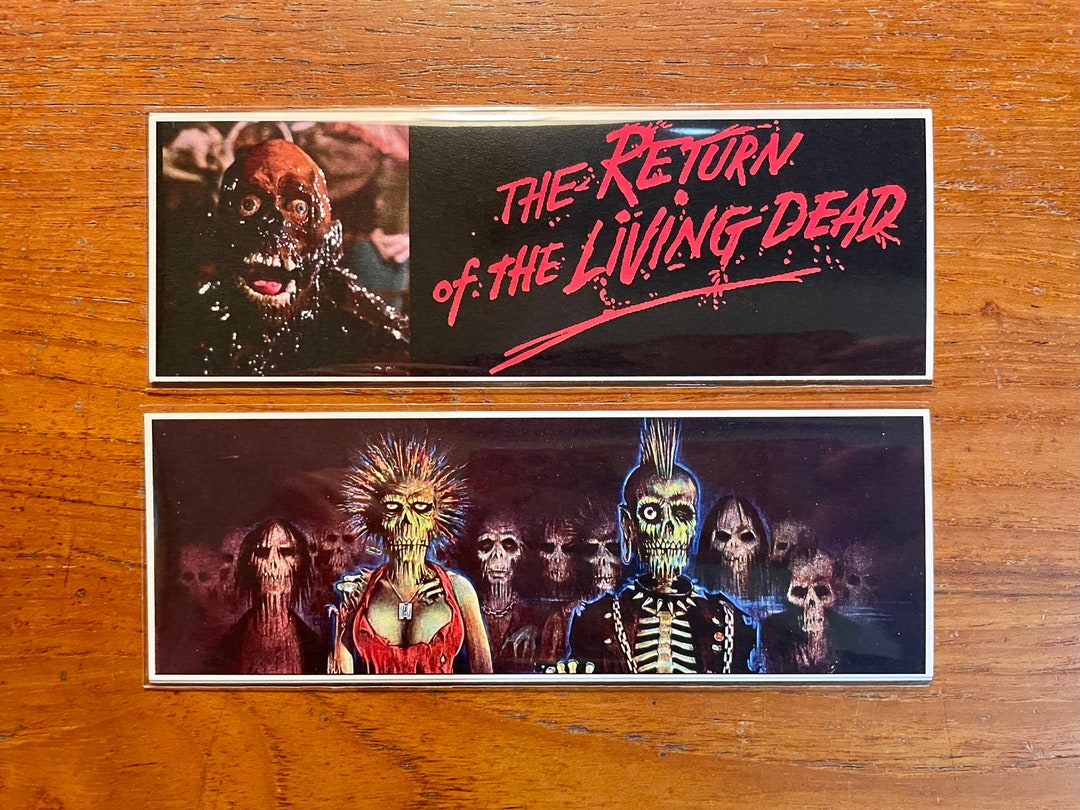 Return of the Living Dead Handmade Bookmarks 80's Horror Film Zombies ...