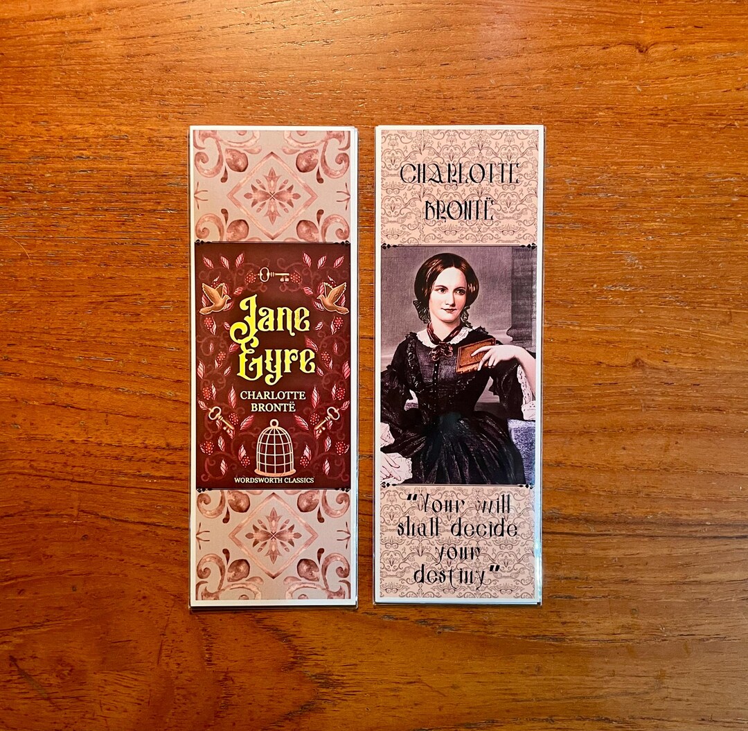 JANE EYRE Handmade Bookmarks Charlotte Brontë Gothic Romance Classic - Etsy