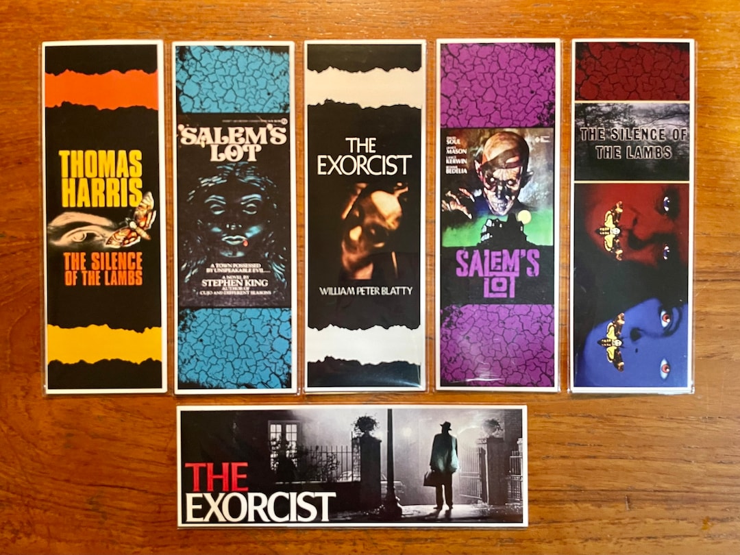Handmade Bookmarks Horror Book and Film Series 2 - Etsy