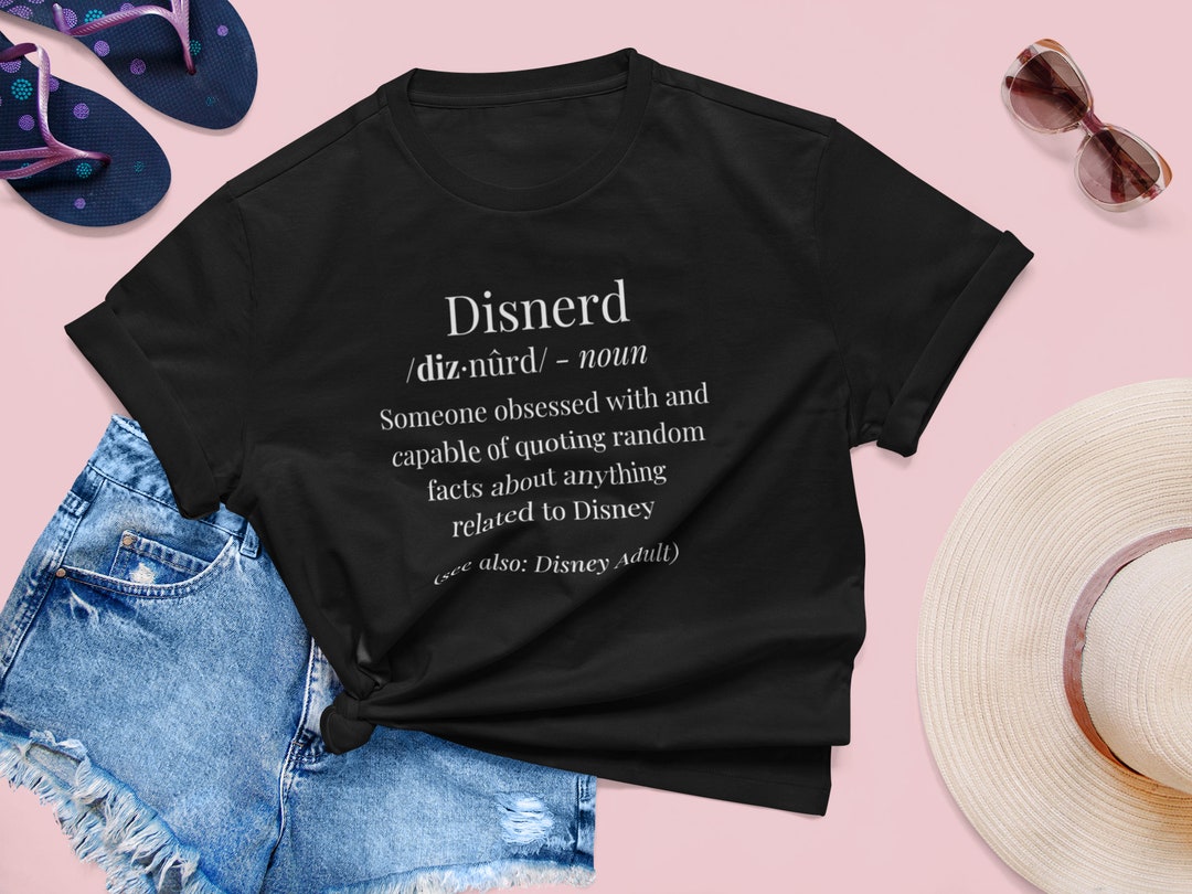 Disnerd - Disney Adult Unisex T-shirt - Etsy