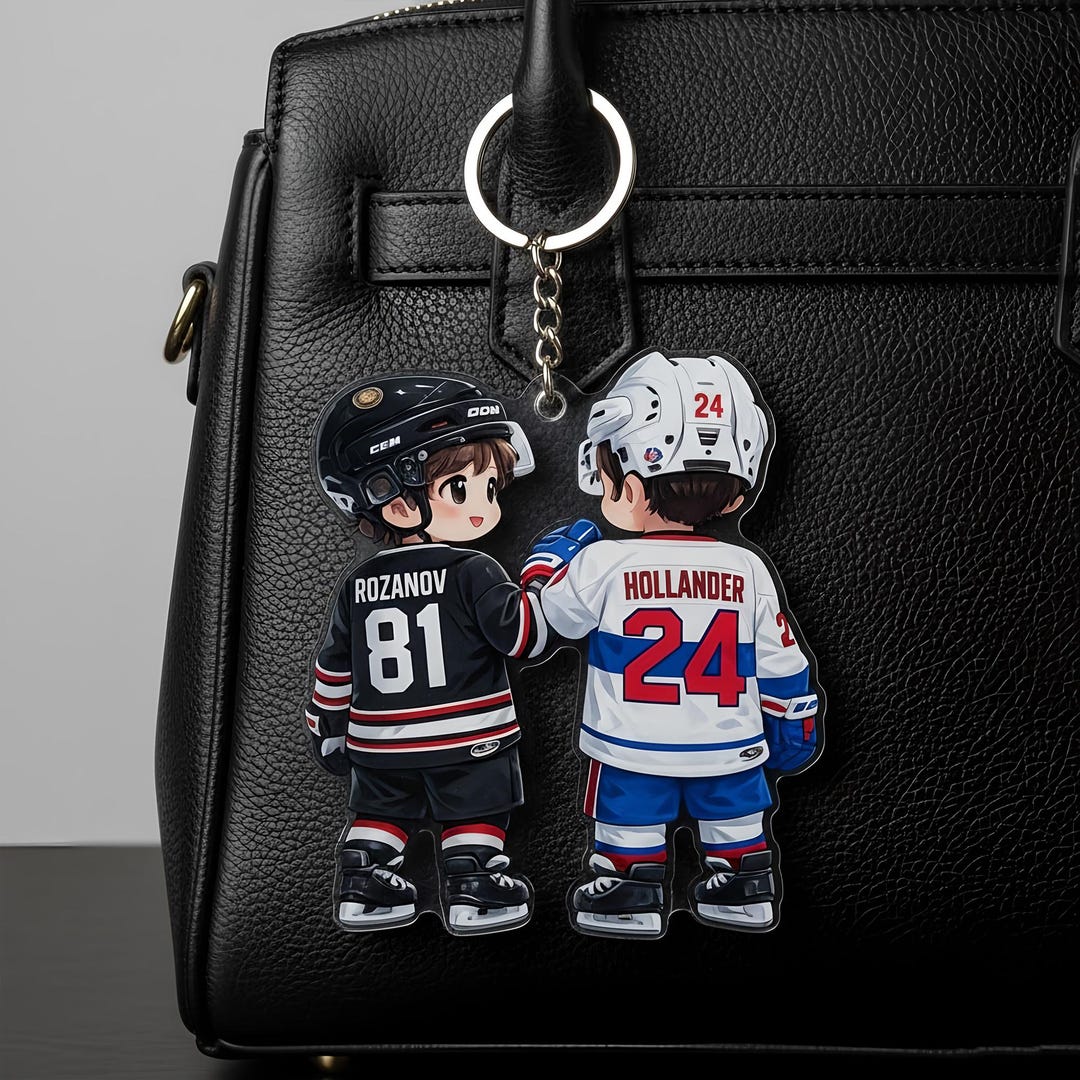 Heated Rivalry & Hollanov Inspired Acrylic Keychains, Team Rozano ...