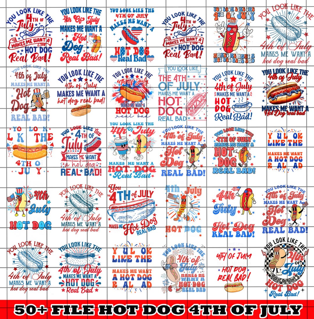 50+ File Funny Hot Dog Bundle Png, Independence Day Png, Retro America ...