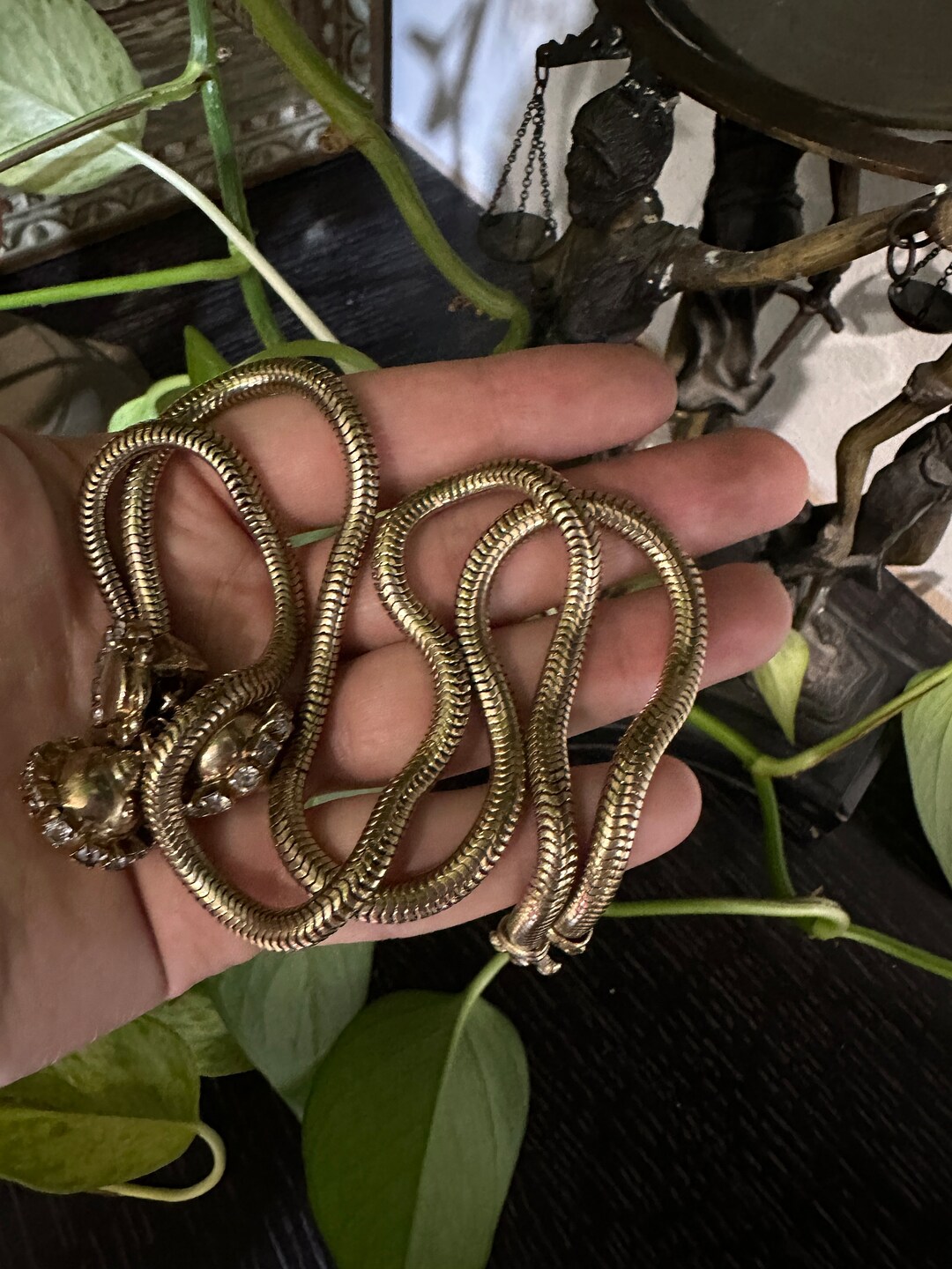 Slinky Gold Tone Vintage Pom Pom Snake Chain Tassel Lariat Necklace - Etsy