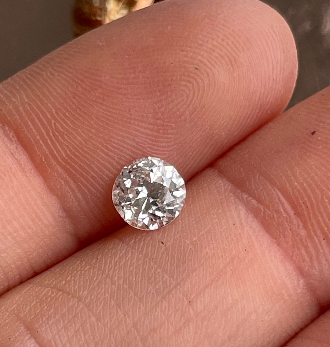Antique Old Mine Cut Round Loose .63CT Natural Diamond 5.29x3.49mm F I1 ...