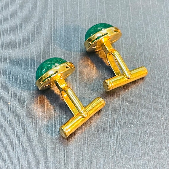 10CTW Natural Deep Green Colombian Emerald Cabochon 1… - Gem