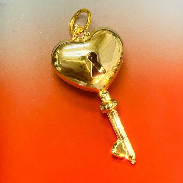 Skeleton Key Charm - Etsy