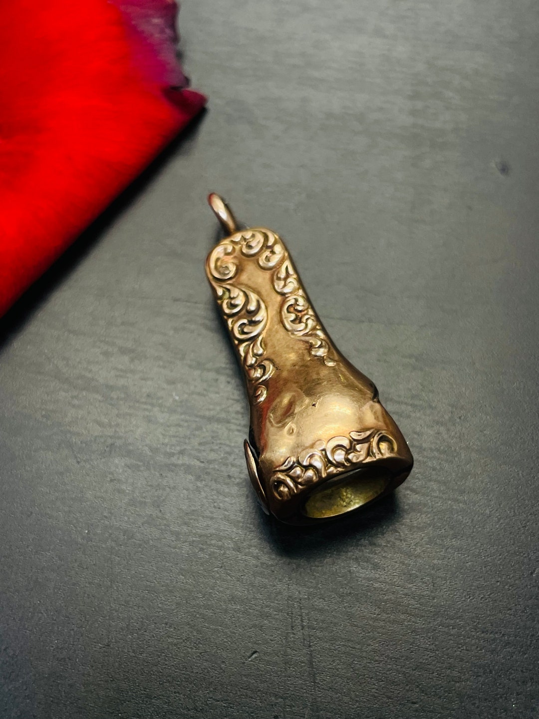 Antique Solid 14K Rose Gold Cigar Cigarette Cutter Pendant Charm - Etsy