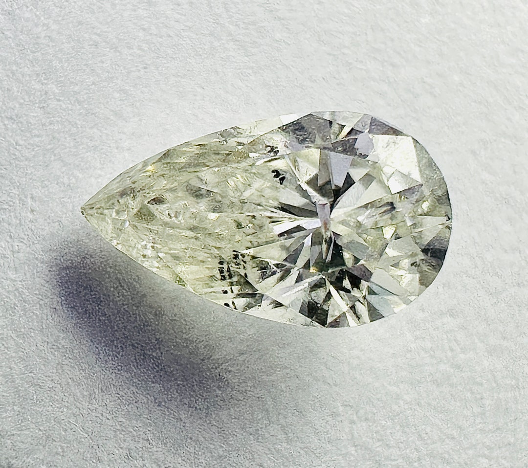Pear Cut Loose .23CT Natural Diamond 5.12x3.11mm 5mm X 3mm - Etsy
