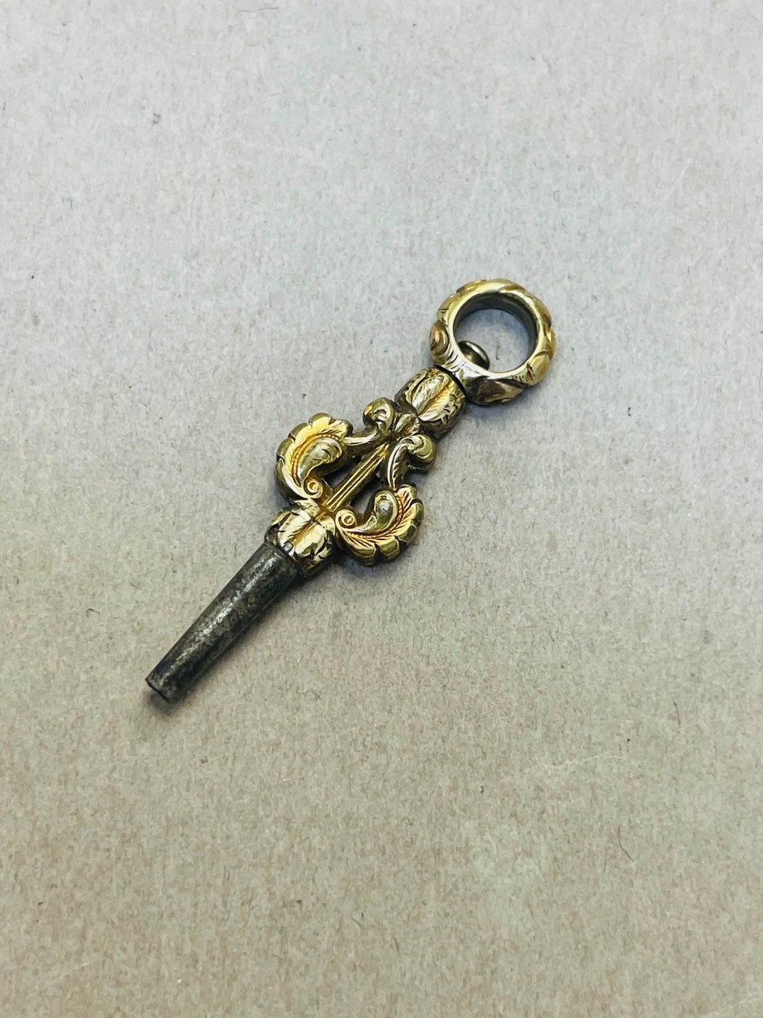 Ornate Antique Victorian Watch Key Fob Pendant 1.5" - Etsy