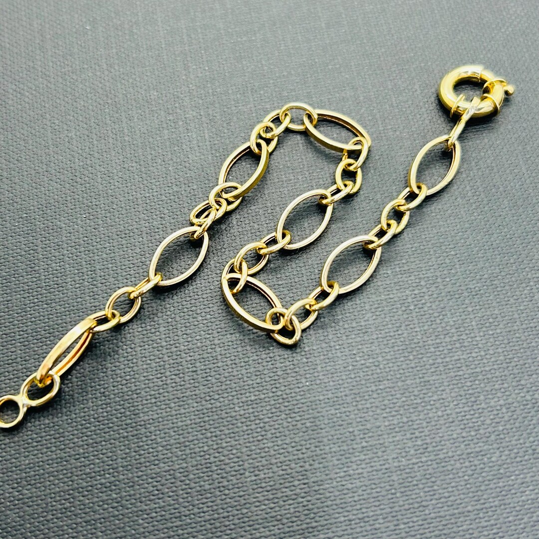 Nice 8 14K Yellow Gold Bracelet - Etsy
