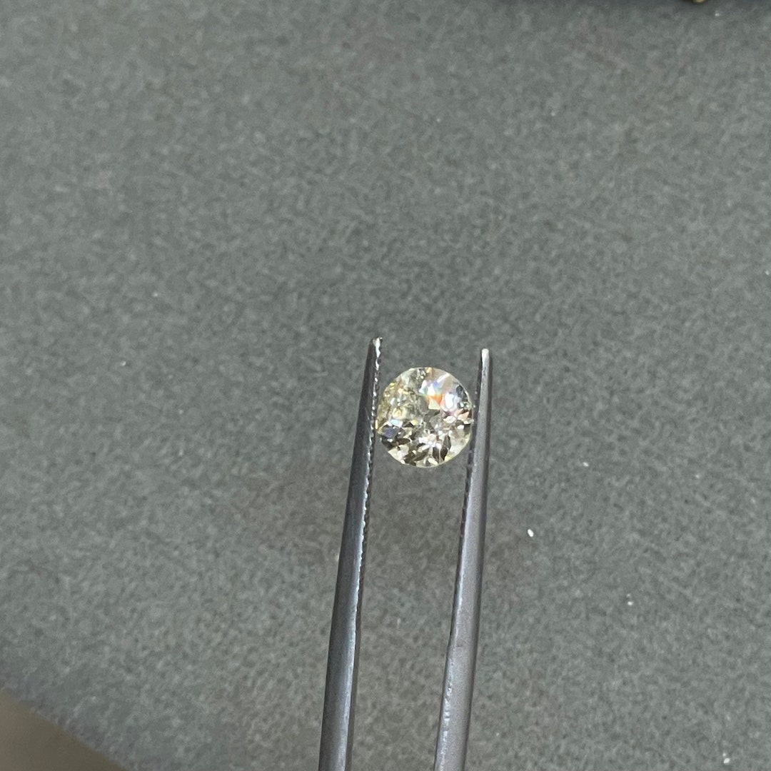 Antique 1.01CT Natural Round Old Mine Cut Diamond 6.18x6.10x4.10mm - Etsy