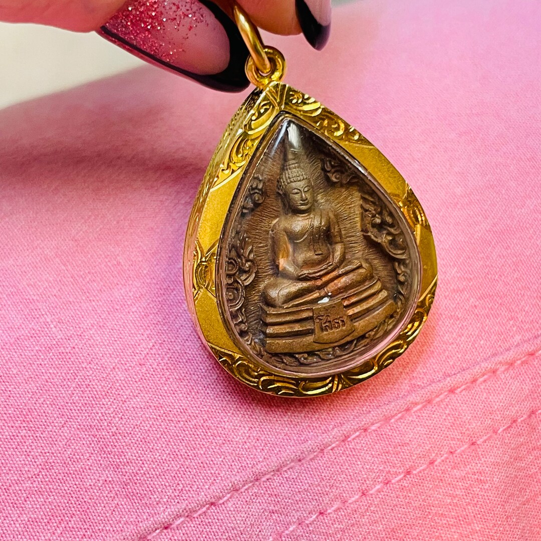 Unique High Karat 22K Plus Balinese Encased Buddha Pendant - Etsy