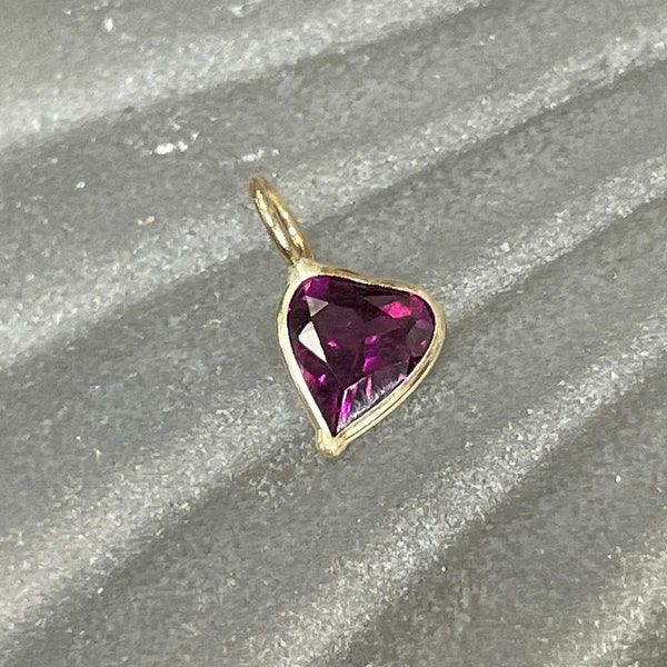Garnet Heart - Etsy