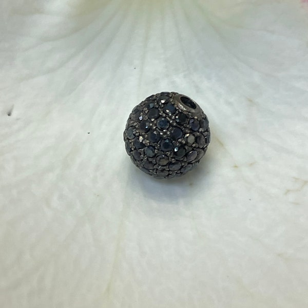 Pave Diamond Beads - Etsy