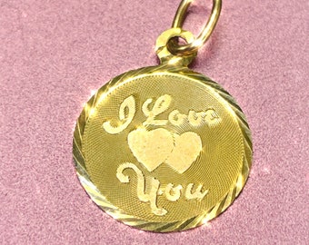 Engine Turned Heart Charm - Etsy