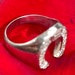 Antique 1920s Art Deco Horseshoe Ring Diamonds and 14K White - Etsy