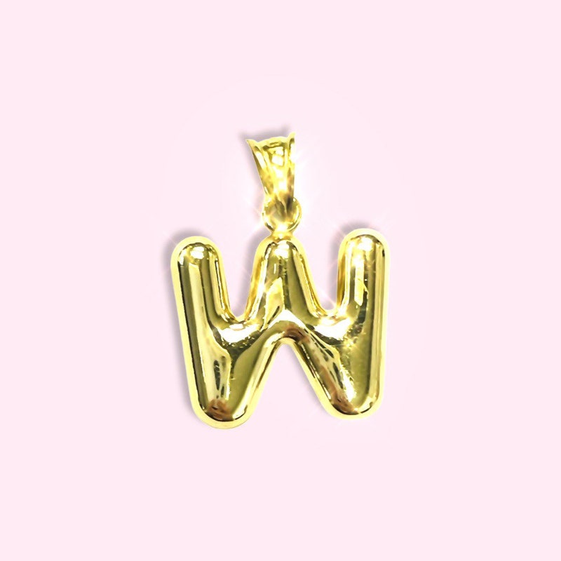 Gold Initial Charm - Etsy
