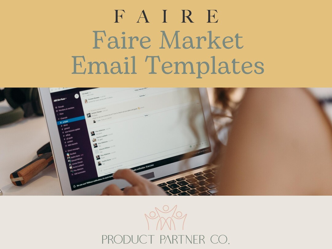Faire Market Email Templates for Wholesale Sellers – Editable Email ...