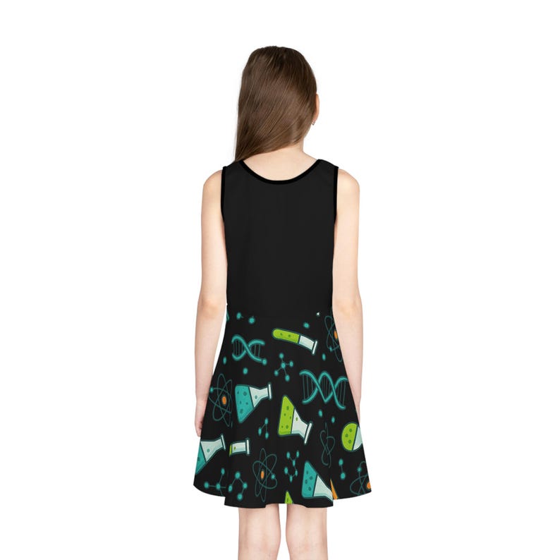 Science Symbols Girls' Sundress, STEM Dress, Chemistry Biology Physics ...