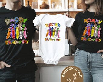 Color Crew Birthday - Etsy