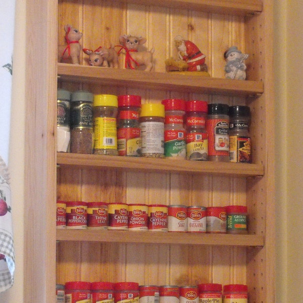 Wall Spice Rack - Etsy