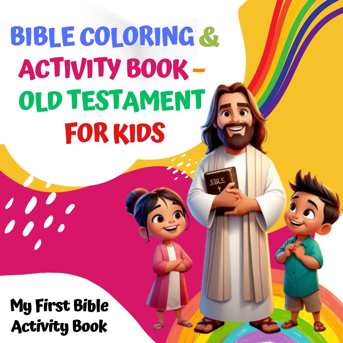 Bible Coloring & Activity Book – Old Testament for Kids | Games ...