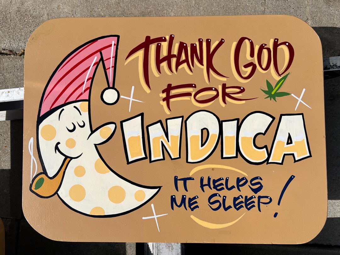 Hand Lettered Cannabis Decor | Stoner Wall Art | 420 Gift | Marijuana ...