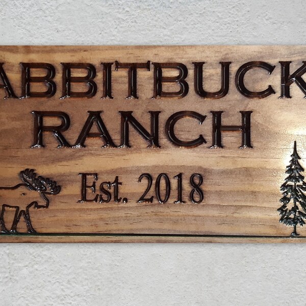 Custom Family Cabin Sign - Etsy
