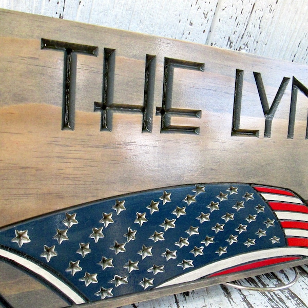 Last Name Sign - Etsy