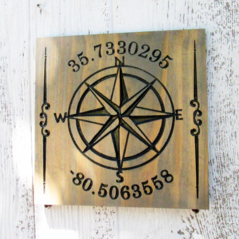 Longitude Latitude - Etsy