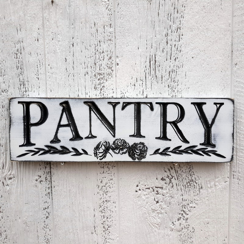 Rustic Pantry Sign - Etsy
