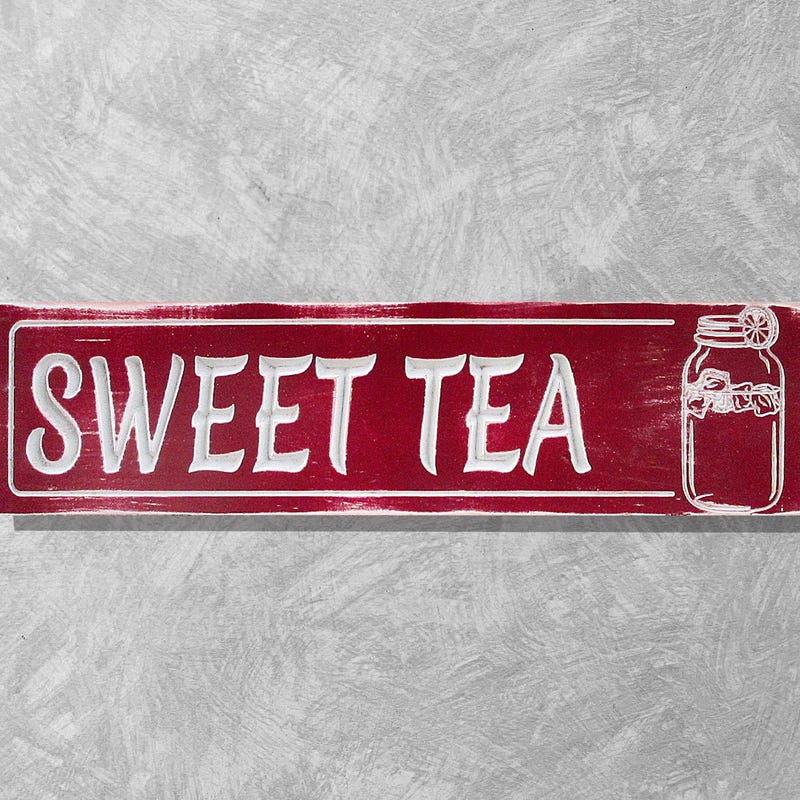 Sweet Tea Sign - Etsy