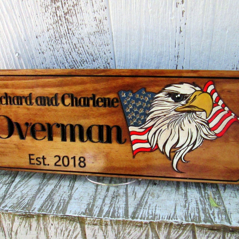 America Wood Sign - Etsy
