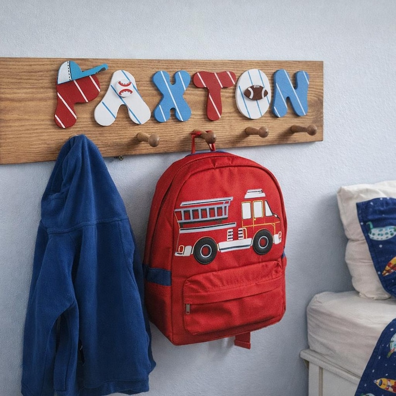 Wooden Coat Hook Sign - Etsy