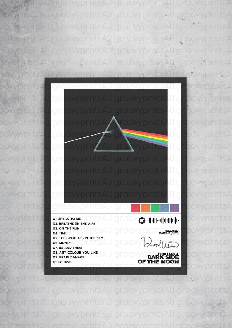 Pink Floyd Poster (dark Side of the Moon) - Etsy