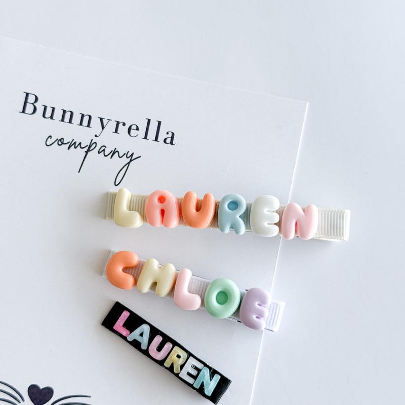 Cute Hair Clips Pastel - Etsy