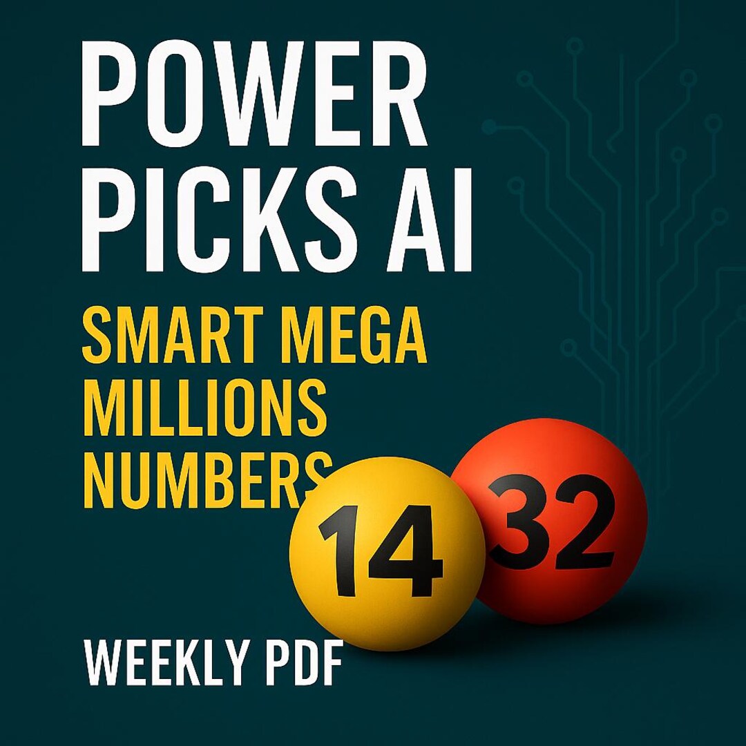 Power Picks AI – Smart Mega Millions Numbers Weekly (PDF Download) - Etsy