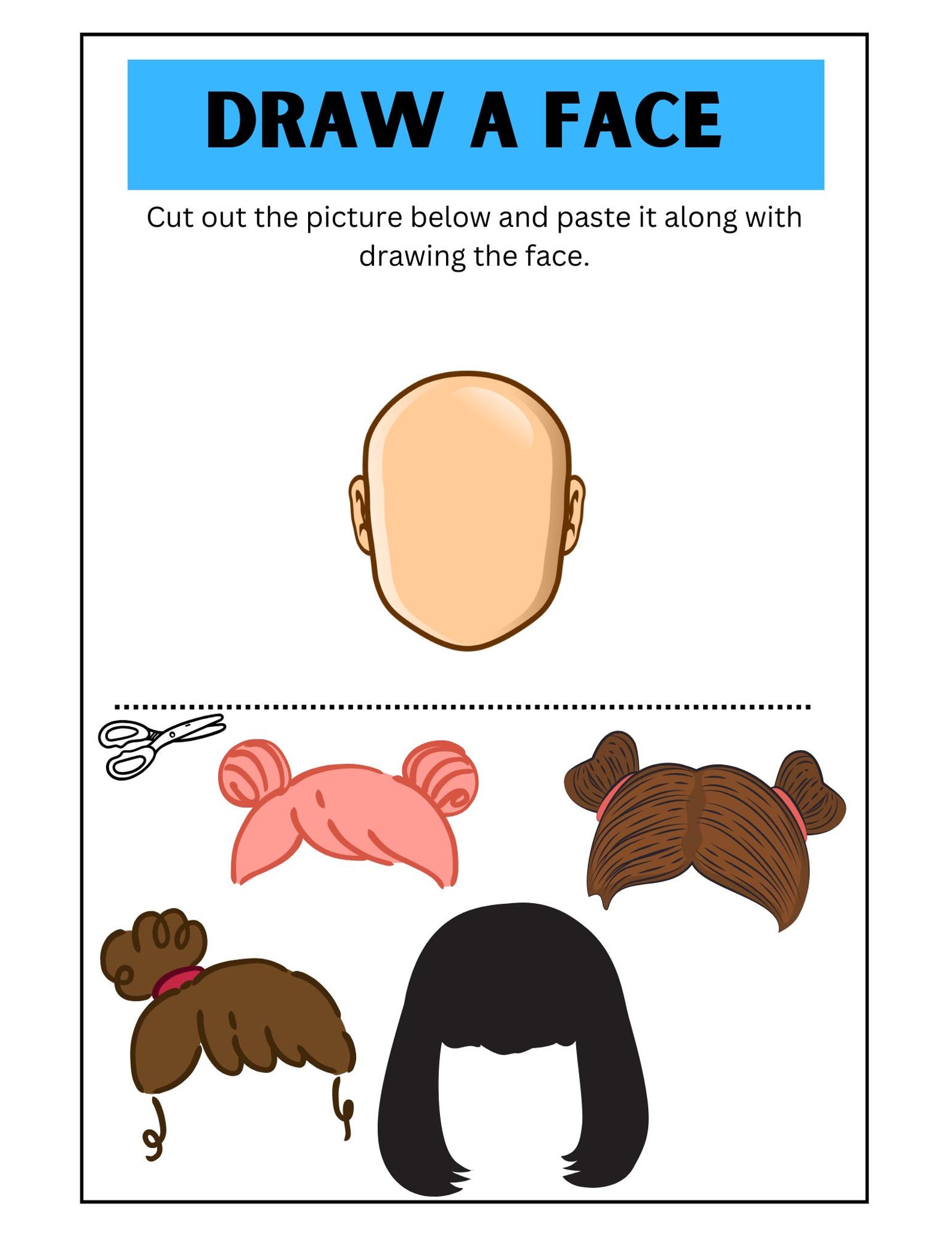 My Body Printable Worksheet for Kids - Etsy