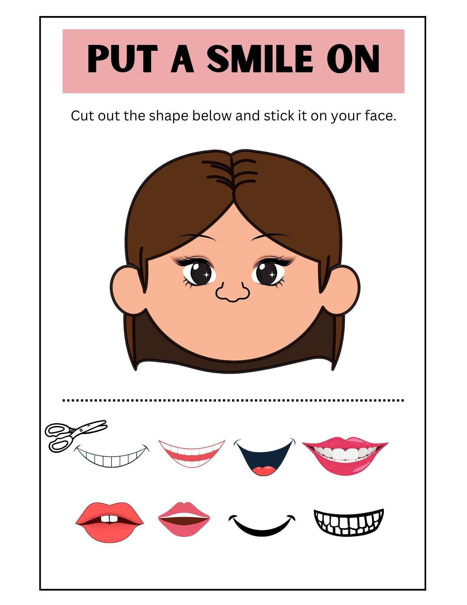 My Body Printable Worksheet for Kids - Etsy